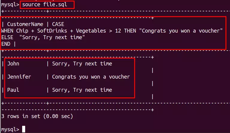 Paano gamitin ang mga pahayag ng kaso sa MySQL 5680_11