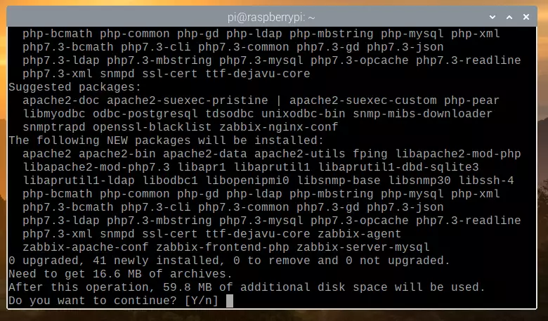 Sut i osod Zabbix 5 ar Raspberry Pi 4? 5739_20