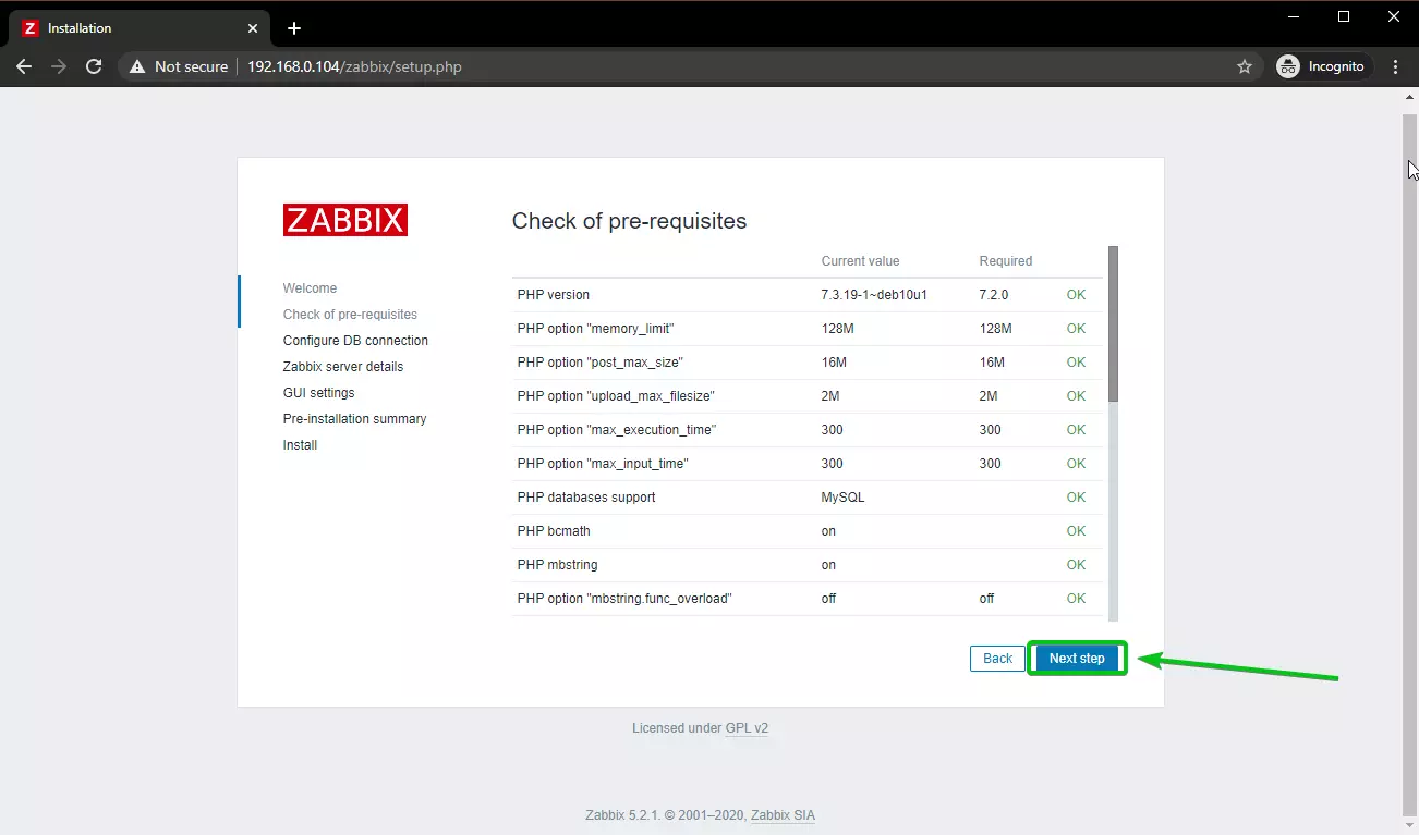 Hoe Zabbix 5 op Raspberry Pi 4 te installeren? 5739_44