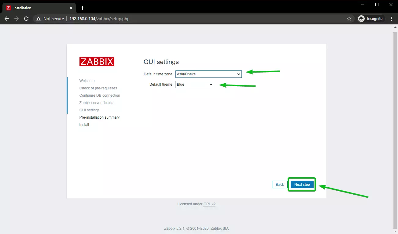 Raspberry Pi 4 இல் Zabbix 5 ஐ எவ்வாறு நிறுவுவது? 5739_47