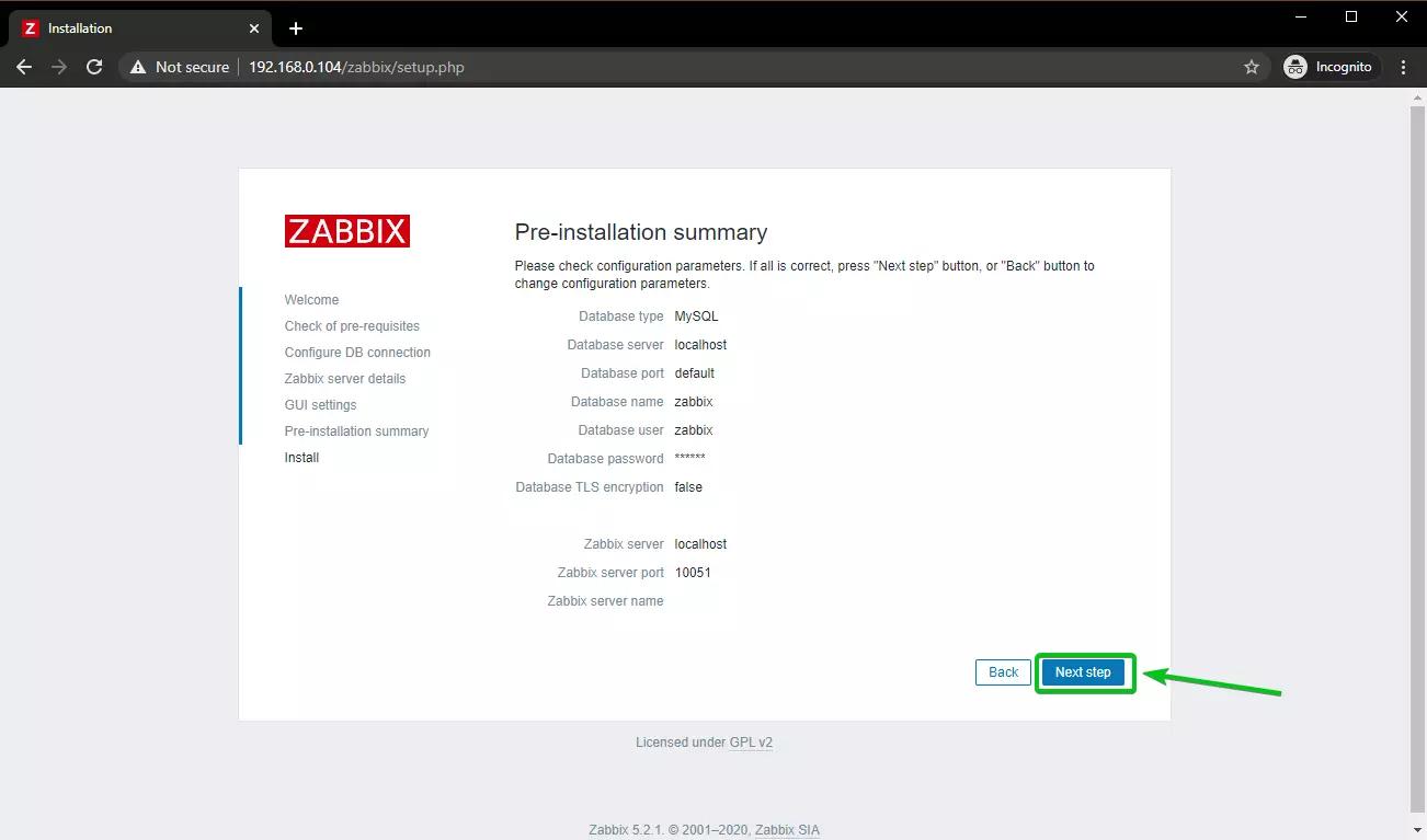 Sut i osod Zabbix 5 ar Raspberry Pi 4? 5739_48