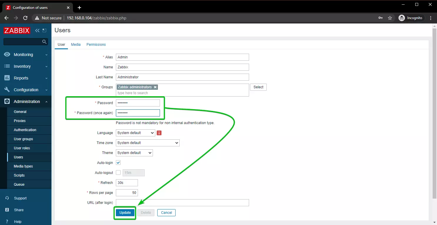 Raspberry Pi 4 இல் Zabbix 5 ஐ எவ்வாறு நிறுவுவது? 5739_55