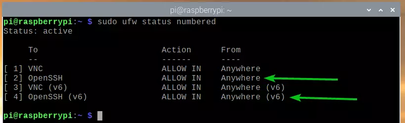 Ngamankeun Raspberry Pi sareng Firewall 5742_24