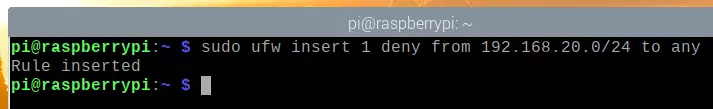 Raspberry Pi-ի ապահովում Firewall-ով 5742_50