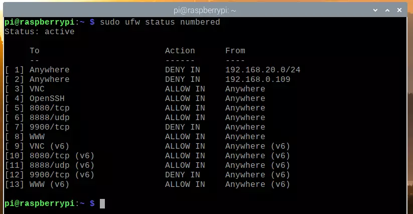Обезбедување на Raspberry Pi со Firewall 5742_57
