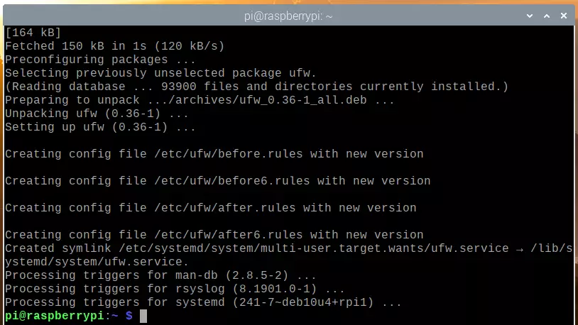 Raspberry Pi-ի ապահովում Firewall-ով 5742_9