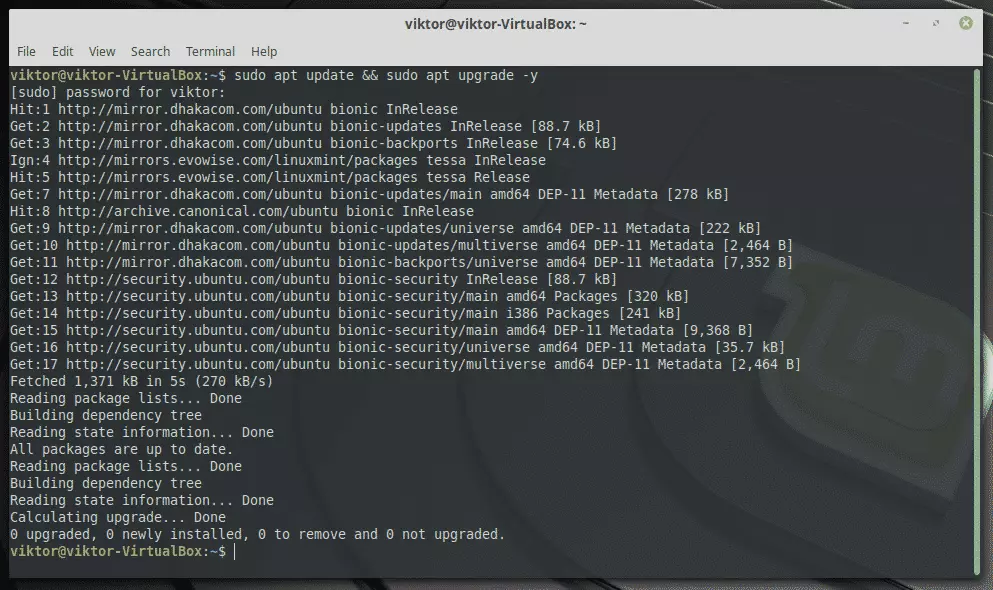 Linux Mint Com actualitzar el sistema