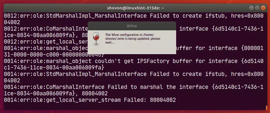Instal lan Konfigurasi WINE ing Ubuntu 18.04 LTS 5776_19