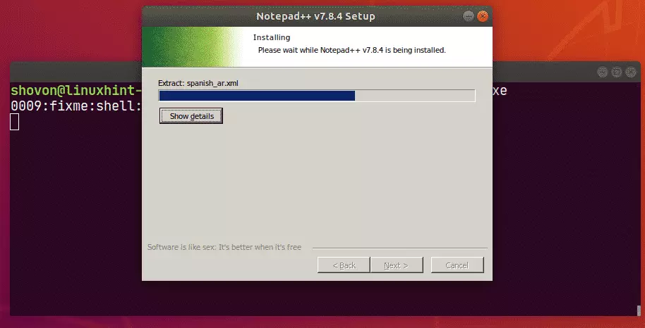 Instal lan Konfigurasi WINE ing Ubuntu 18.04 LTS 5776_42