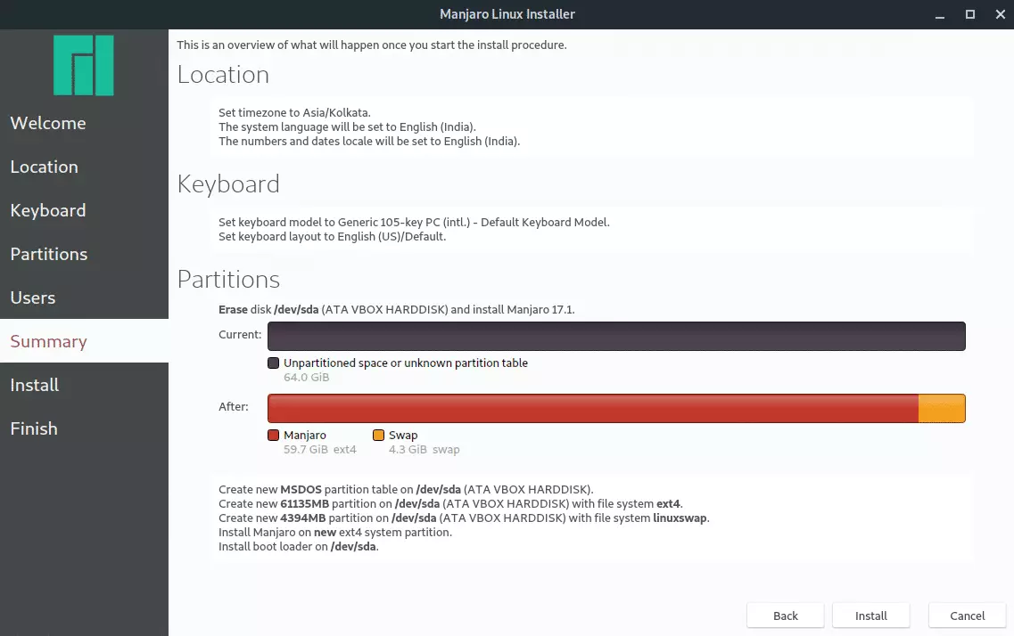 ຕິດຕັ້ງ Manjaro Linux ໃນ VirtualBox 5782_10