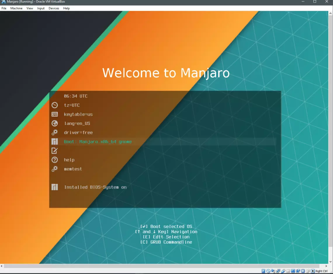 ติดตั้ง Manjaro Linux บน VirtualBox 5782_4