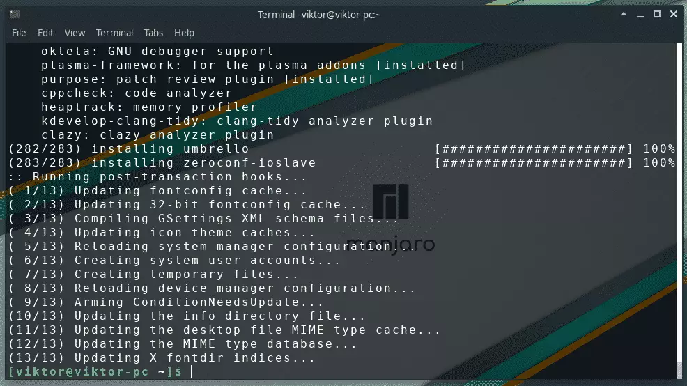 Ahoana ny fametrahana KDE amin'ny Manjaro Linux 5783_10
