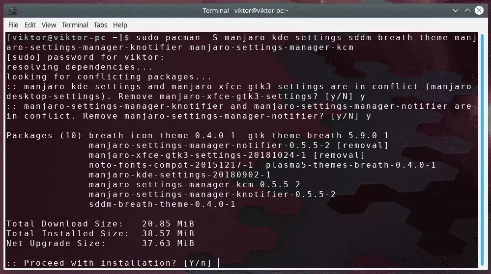 Как установить KDE на Manjaro Linux 5783_12