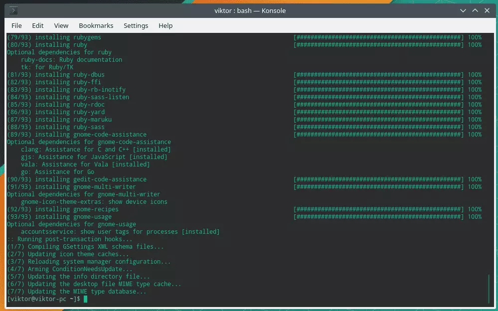 Hoe kinne jo GNOME ynstalleare op Manjaro Linux 5784_9