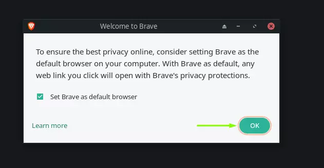 Како да инсталирате Brave Browser на Manjaro Linux 5786_16