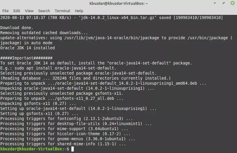 Como instalar Java no Linux Mint 20 579_12