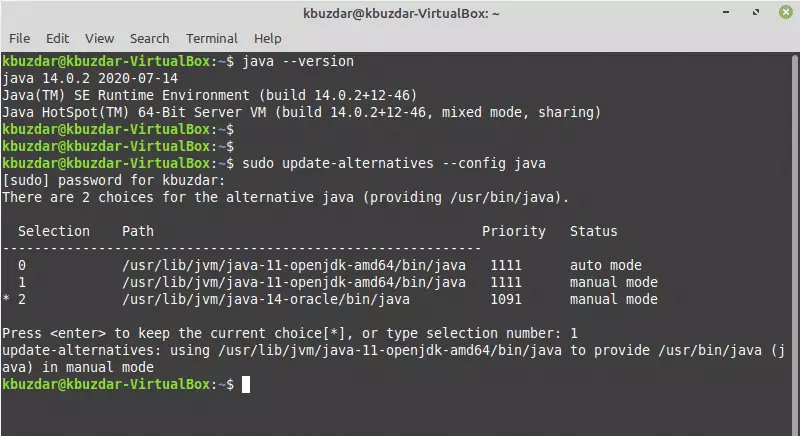 Conas Java a shuiteáil i Linux Mint 20 579_14