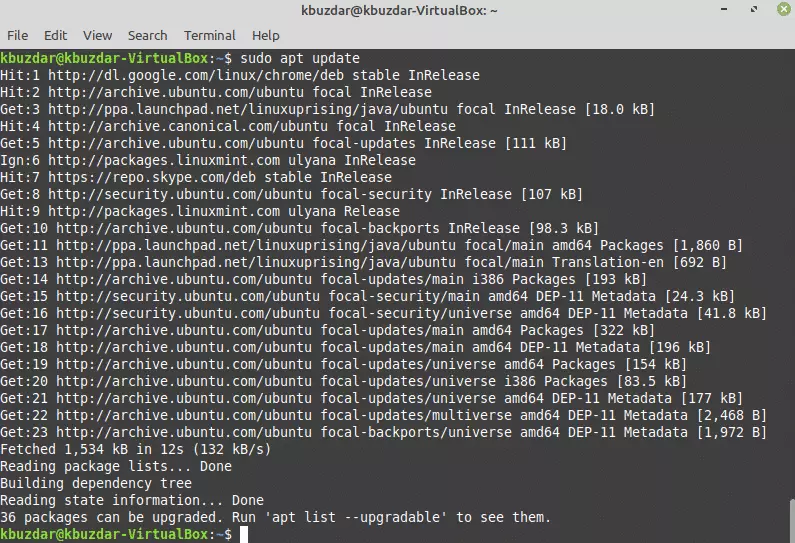 Jak nainstalovat Javu v Linux Mint 20 579_7