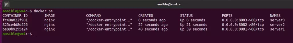 كيفية إيقاف جميع حاويات Docker باستخدام Ansible 5805_36