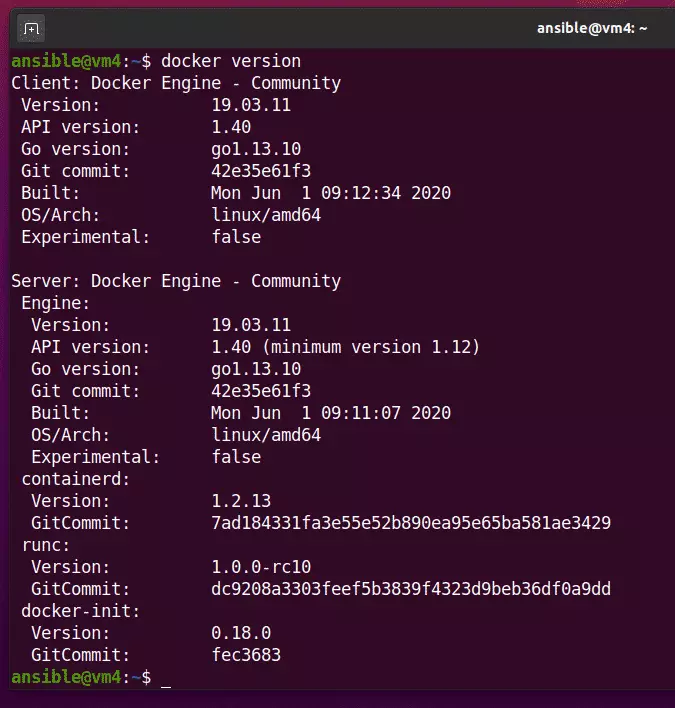 Sut i Atal Pob Cynhwysydd Dociwr rhag Defnyddio Ansible 5805_9