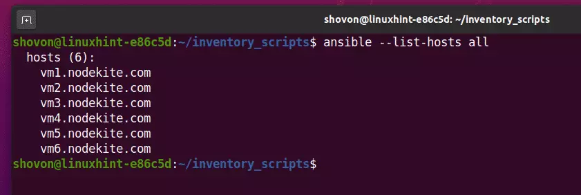 Ako vytvoriť Ansible Inventory vo formáte JSON 5806_16