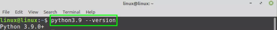 Hoe kinne jo Python 3.9 ynstalleare op Linux Mint 20? 580_7