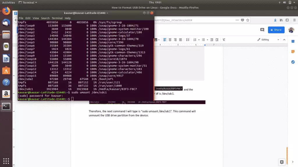 Linuxలో USB డ్రైవ్ను ఎలా ఫార్మాట్ చేయాలి 5819_5