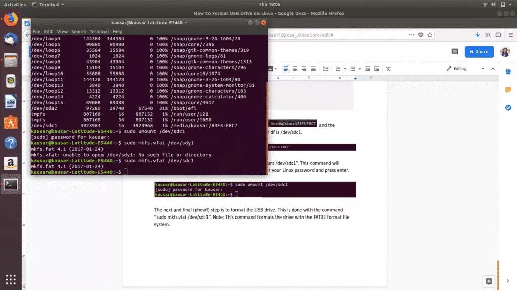 Linuxలో USB డ్రైవ్ను ఎలా ఫార్మాట్ చేయాలి 5819_6
