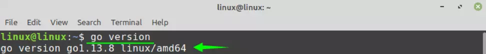 Как да инсталирате Go на Linux Mint 20? 581_4