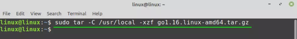Как да инсталирате Go на Linux Mint 20? 581_6