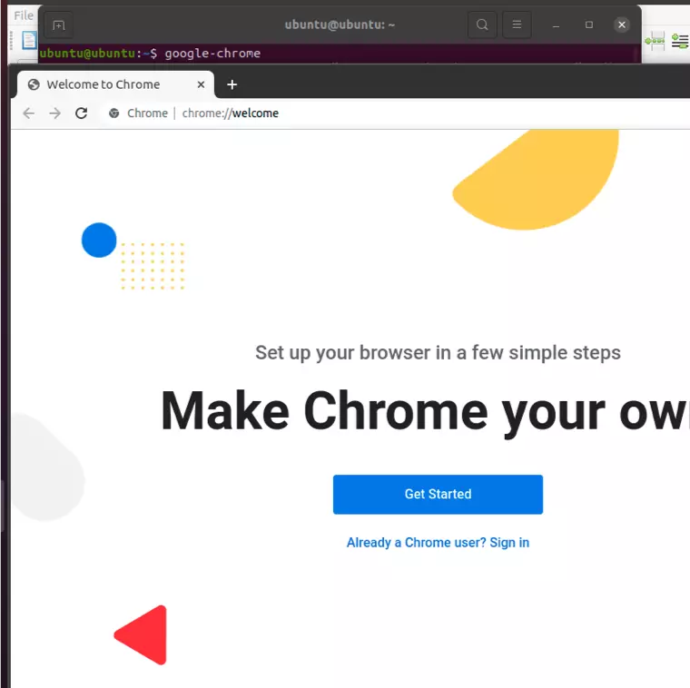 Как открыть Google Chrome из терминала в Ubuntu? 5827_5