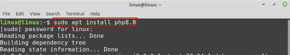 Yuav ua li cas rau nruab PHP 8 ntawm Linux Mint 20? 582_5