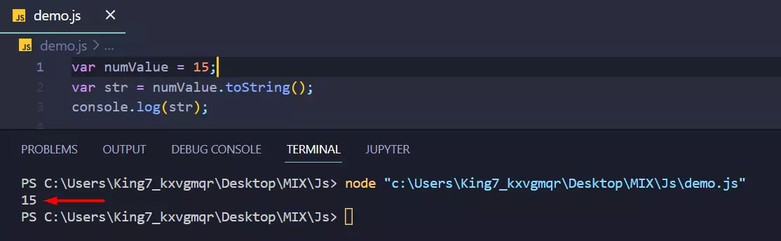 Number toString() Método em JavaScript | Explicado 5833_1