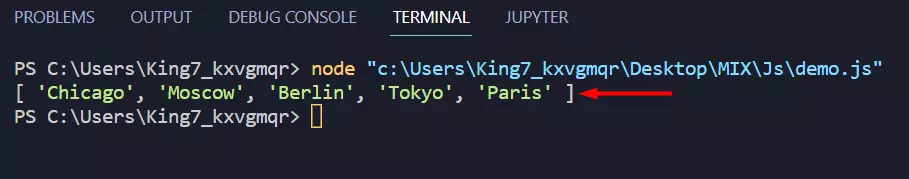 Paano i-convert ang Set sa isang Array sa JavaScript? 5834_2