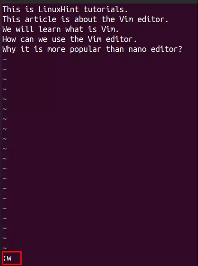 ວິທີການນໍາໃຊ້ vim editor – ຄູ່ມືສໍາເລັດ 583_14