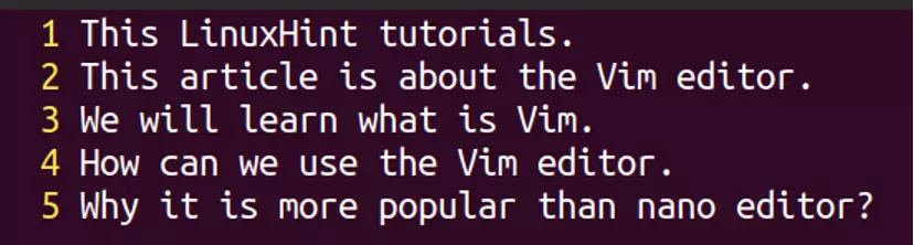 ວິທີການນໍາໃຊ້ vim editor – ຄູ່ມືສໍາເລັດ 583_22