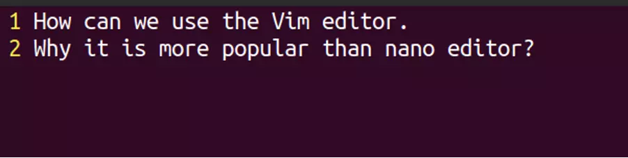 ວິທີການນໍາໃຊ້ vim editor – ຄູ່ມືສໍາເລັດ 583_26