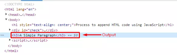 Ինչպե՞ս ավելացնել HTML կոդը div-ին՝ օգտագործելով JavaScript: 5840_10