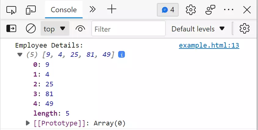 Array map() metodu f'JavaScript | Spjegat 5846_3