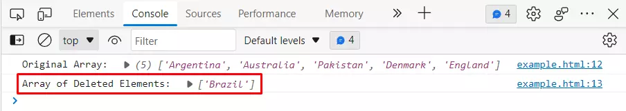 Метад Array splice() у JavaScript | Растлумачыў 5849_2