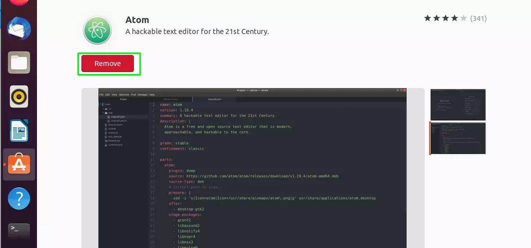 Hvernig á að setja upp Atom Text Editor á Ubuntu 584_11