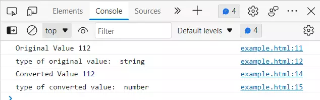 كيفية تحويل سلسلة إلى عدد صحيح في JavaScript 5851_1