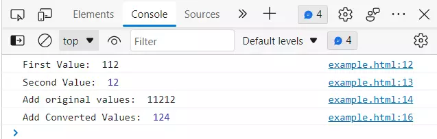 Hoe kinne jo in tekenrige konvertearje yn in Integer yn JavaScript 5851_2