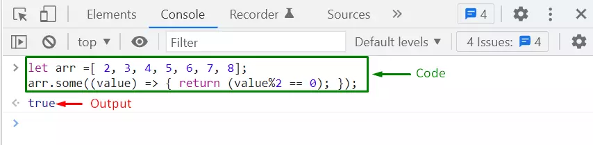 JavaScriptలో ప్రతి() మరియు కొన్ని() పద్ధతుల మధ్య వ్యత్యాసం 5864_2