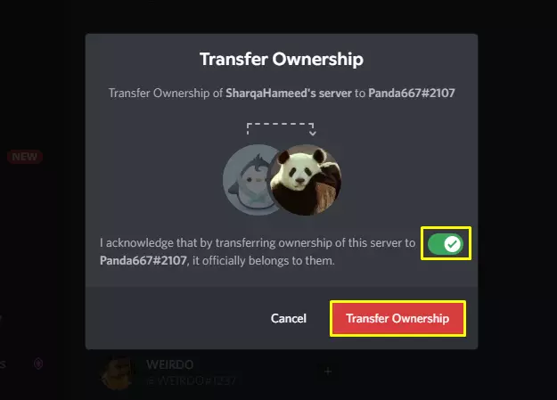 Como transferir a propiedade en Discord 5865_7