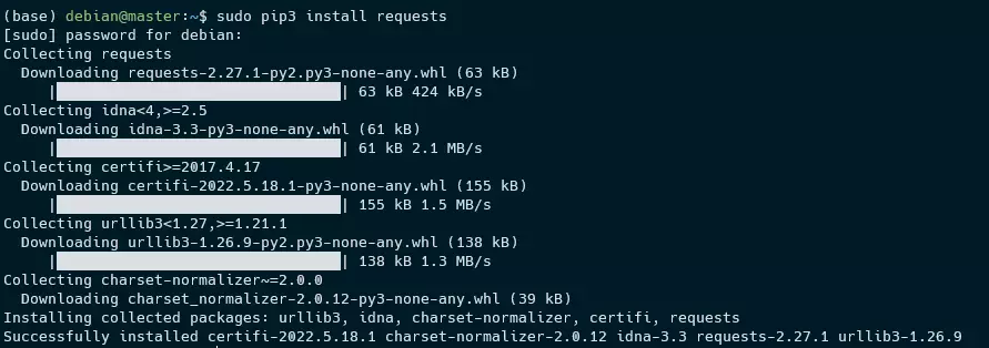 ModuleNotFoundError: Geen module met de naam 'verzoeken' 5871_1