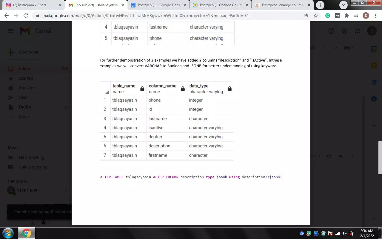 PostgreSQL Canvia el tipus de columna 5890_10