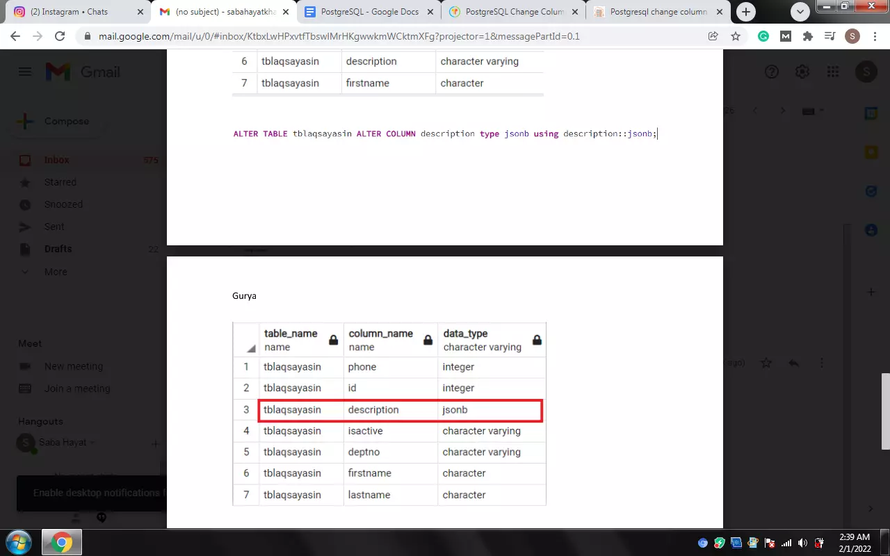 PostgreSQL Canvia el tipus de columna 5890_11