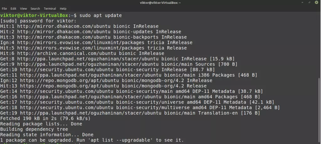 Linux Mint-də Staceri necə quraşdırmaq və istifadə etmək olar 589_5