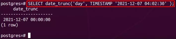 Kā lietot funkciju date_trunc programmā PostgreSQL 5902_3